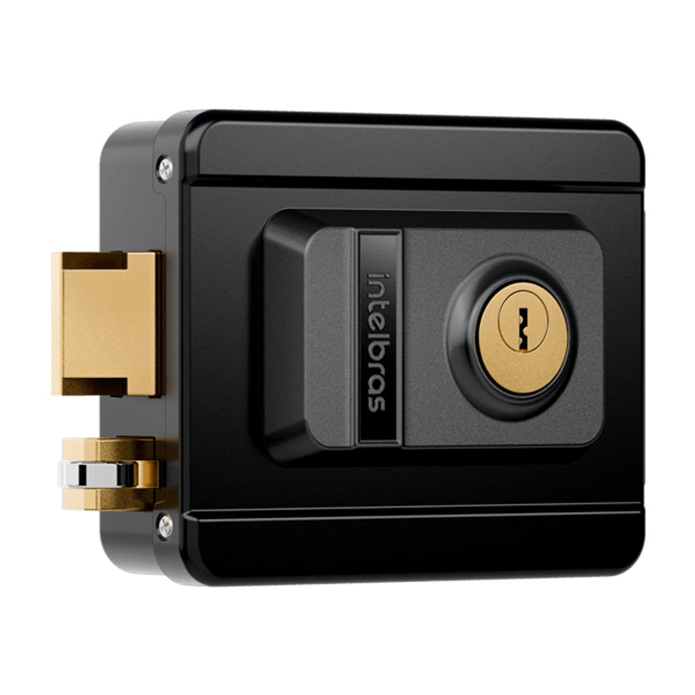 Fechadura Elétrica de sobrepor Intelbras FX 1500 Preta - intelbras