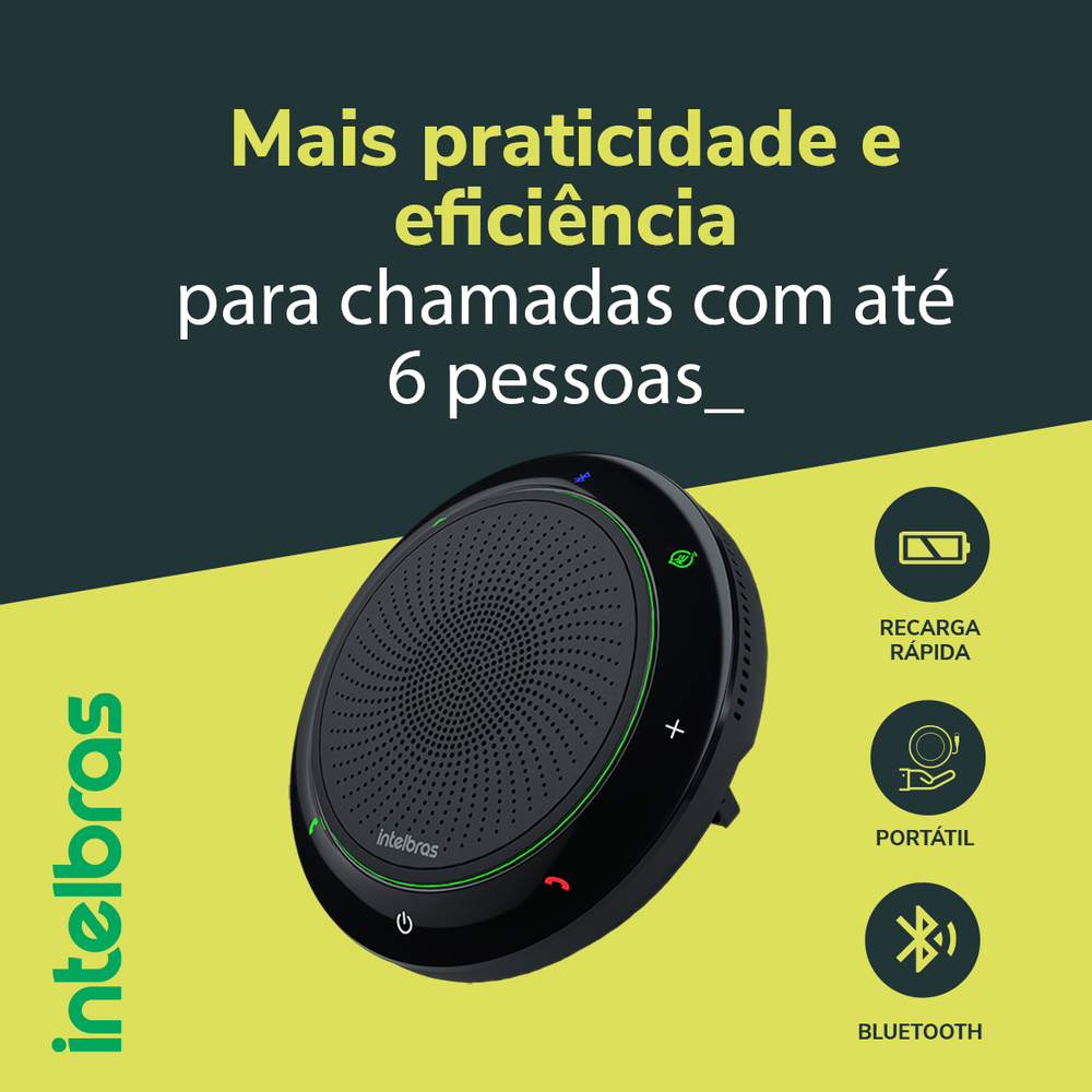 Áudio Conferência Intelbras CAP 200 BT - intelbras