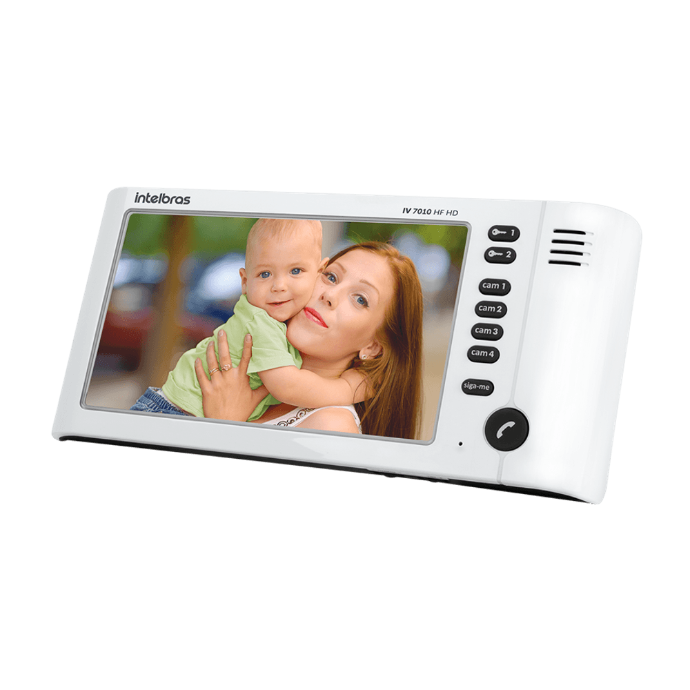 Videoporteiro Intelbras IV 7010 HF HD BR Branco - intelbras