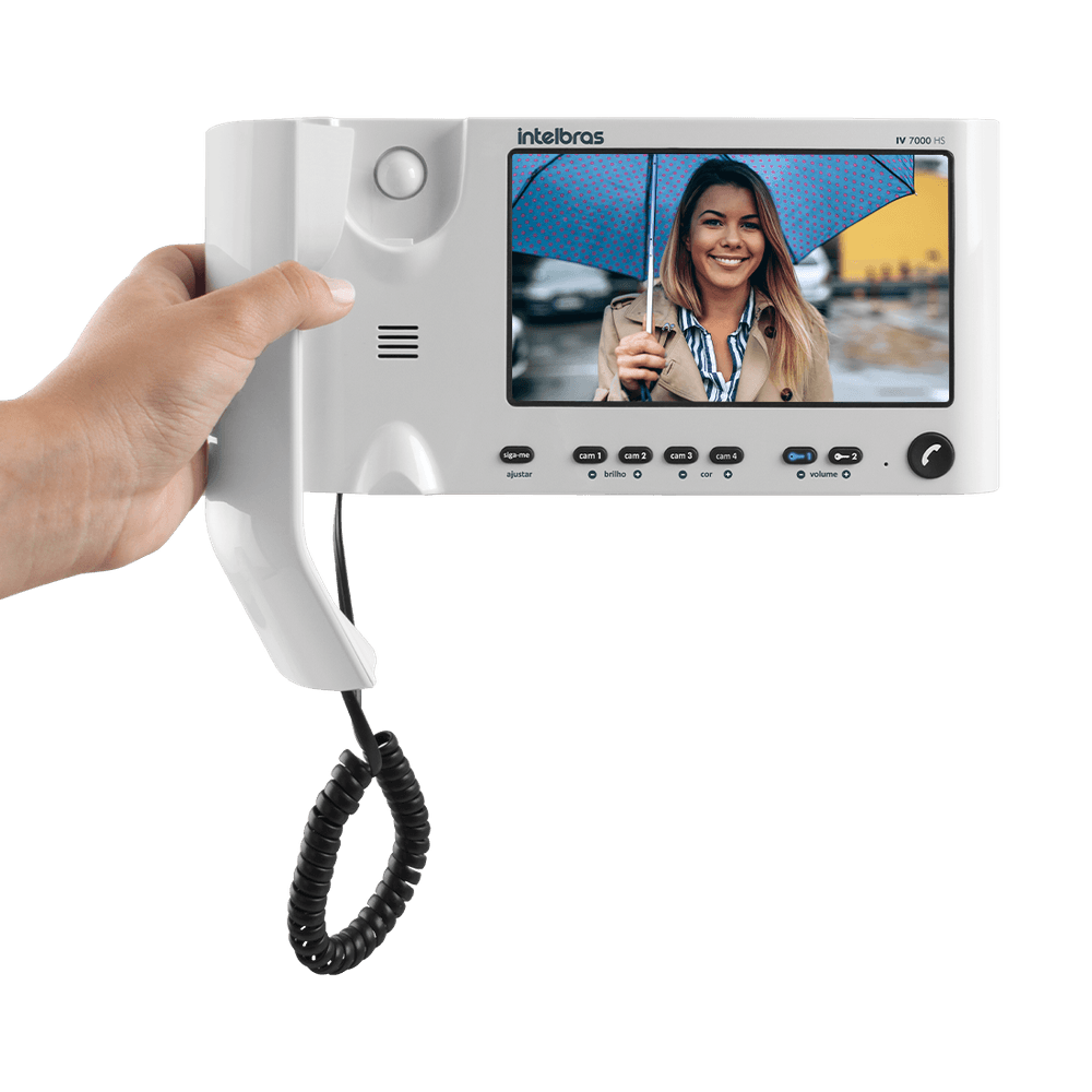 Videoporteiro Intelbras IV 7010 HS Branco - intelbrasapp