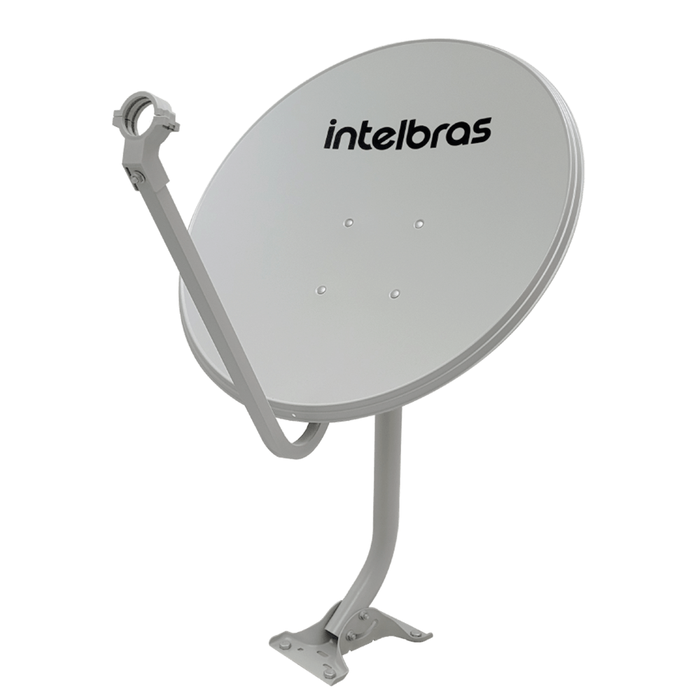 KIT Parabólica Digital Intelbras SAT 800 (Banda KU) - intelbras